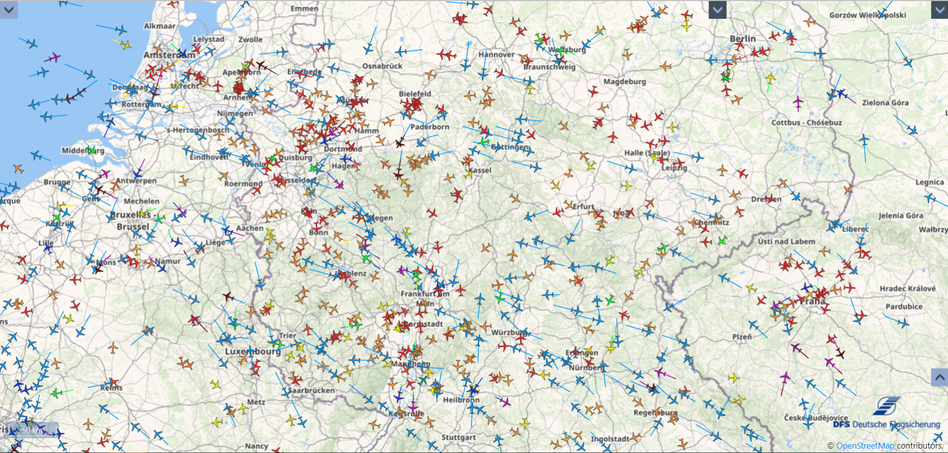 Flight paths and flight procedures | DFS Deutsche Flugsicherung GmbH
